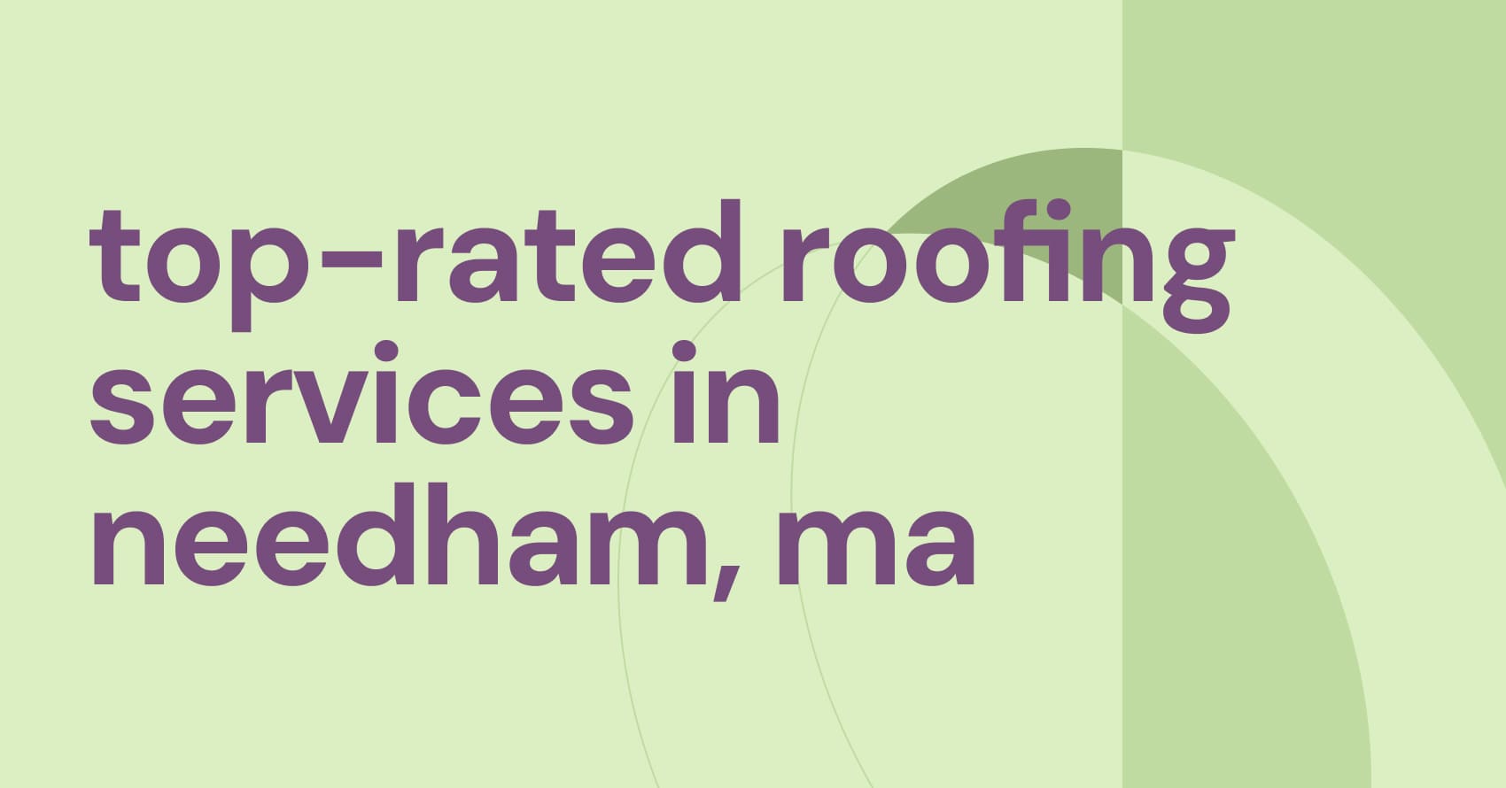 Commercial Roofing Needham MA - Plum ProExterios